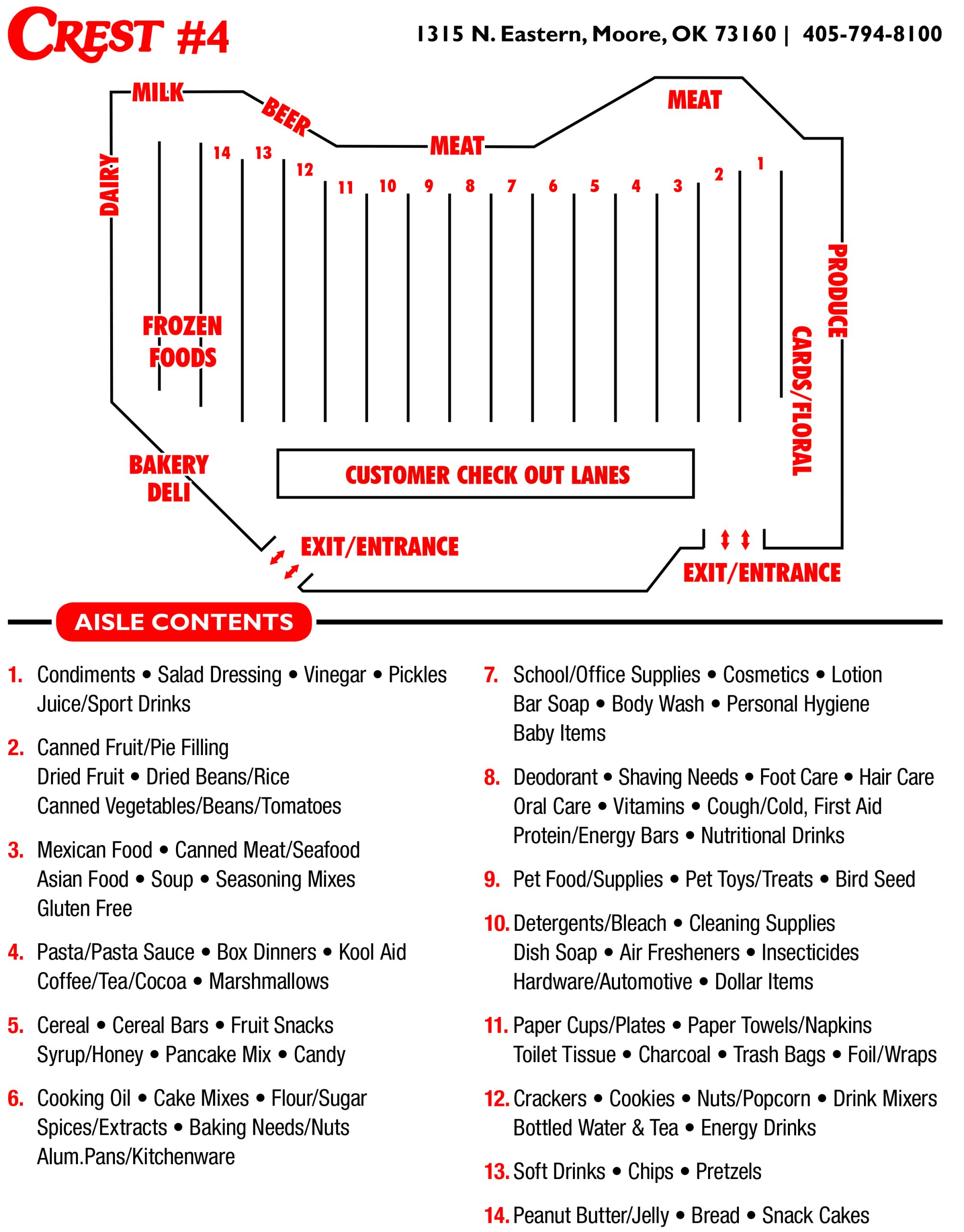Store 4 Floorplan - Crest Foods
