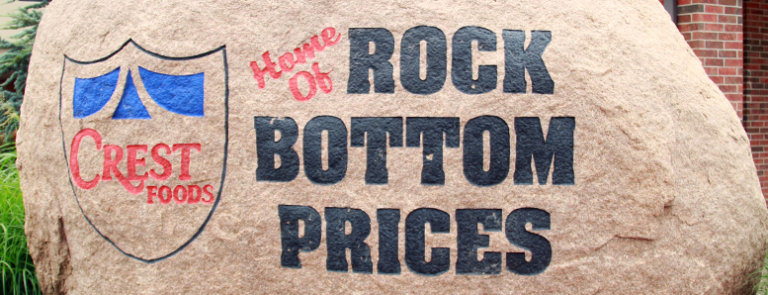 Rock Bottom Prices - Crest Foods